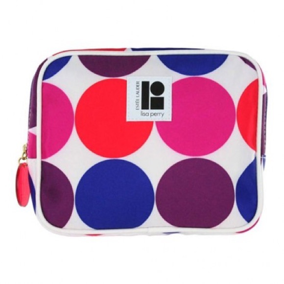 Lisa Perry | Bags | Lisa Perry Este Lauder Cosmetic Makeup Bag Case ...